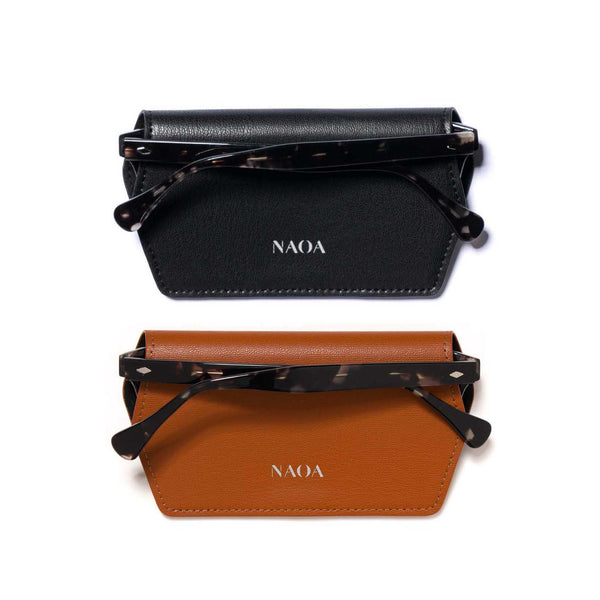 2 PACK APPLE-LEATHER SLIM GLASSES CASE